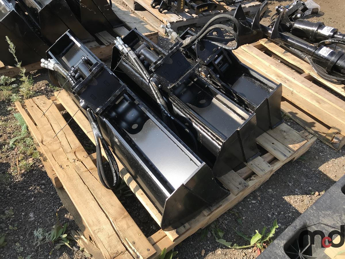 (3) Tilting Excavator Buckets